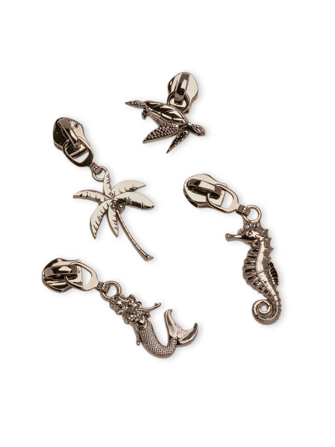 J&J Zipper Set La Mer Silber – Stylische Reißverschluss-Zipper – Jinny ...